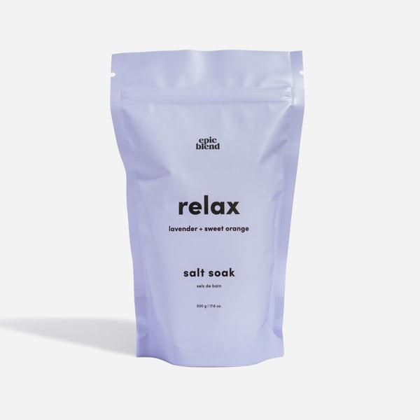 EPIC BLEND SALT SOAK RELAX - 500g – Homegrown Foods Ltd